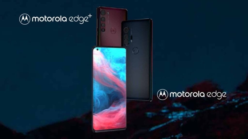 Motorola Edge e Edge Plus são apresentados com tela waterfall e 5G